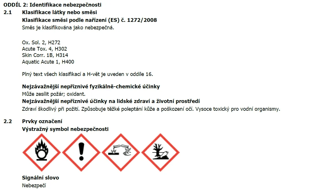 BALtech Chlorové vápno 600 g