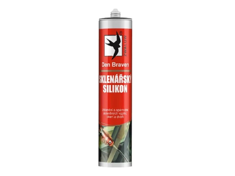 DEBBEX Sklenářský silikon (ALCOXY), transparentní, 280 ml