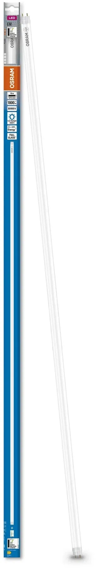 OSRAM LED trubice T8 EM 15W 1800lm 6500K, 1200 mm
