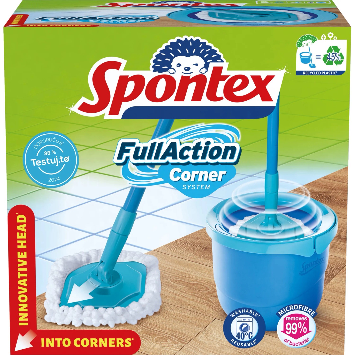 Spontex Sada třásňového mopu Full Action Corner System nakoupit u OBI