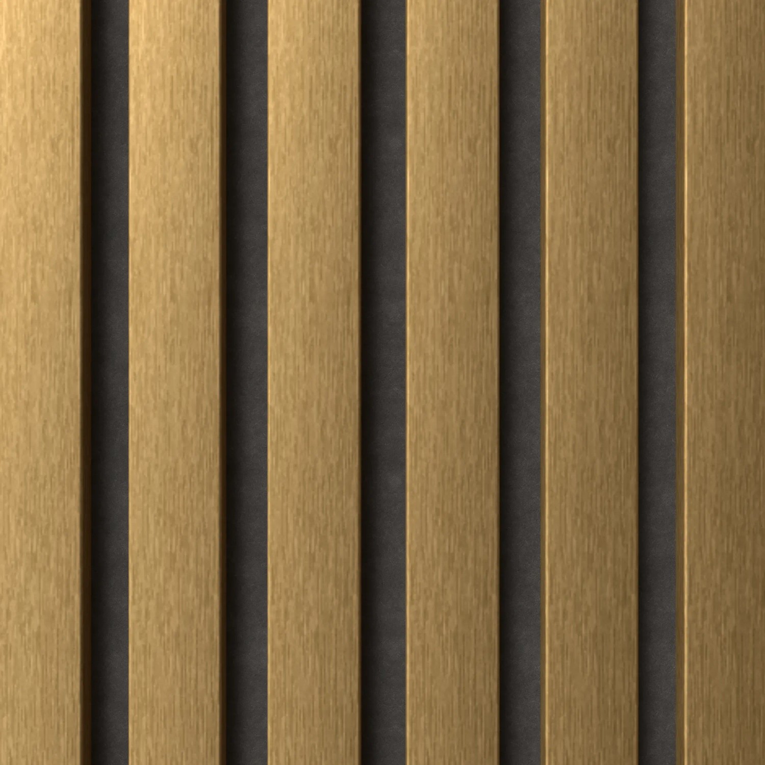 Denpanels Akustický panel FOILED zlatá černá plsť 60 x 240 cm
