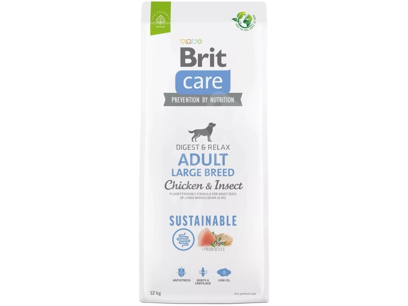 Brit Care Granule pro psy Sustainable Adult Large Breed s kuřecím a ...