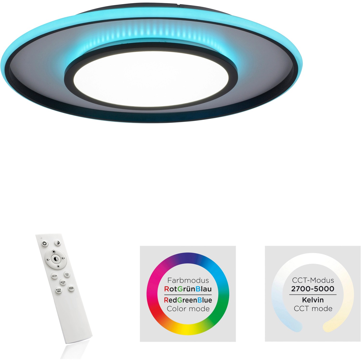 Just Light. LED svítidlo Arenda 36W 1850lm 2700/3500/5000K 71 x 600 x 600 mm koupit v OBI