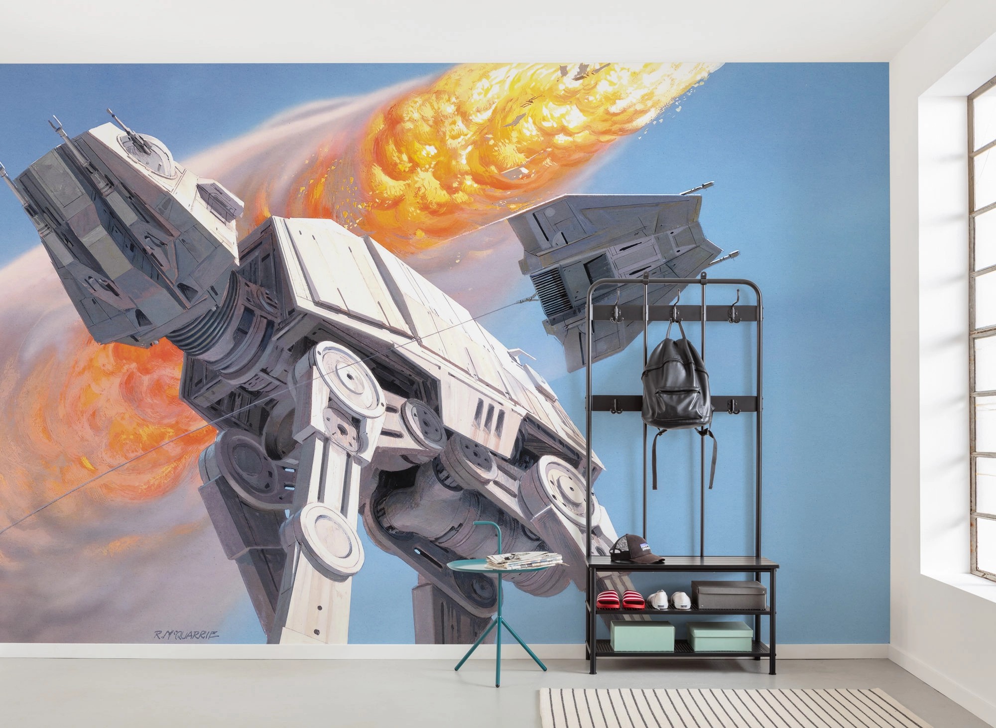 Komar Vliesová fototapeta Star Wars Classic RMQ Hoth Battle AT-AT, 500 ...