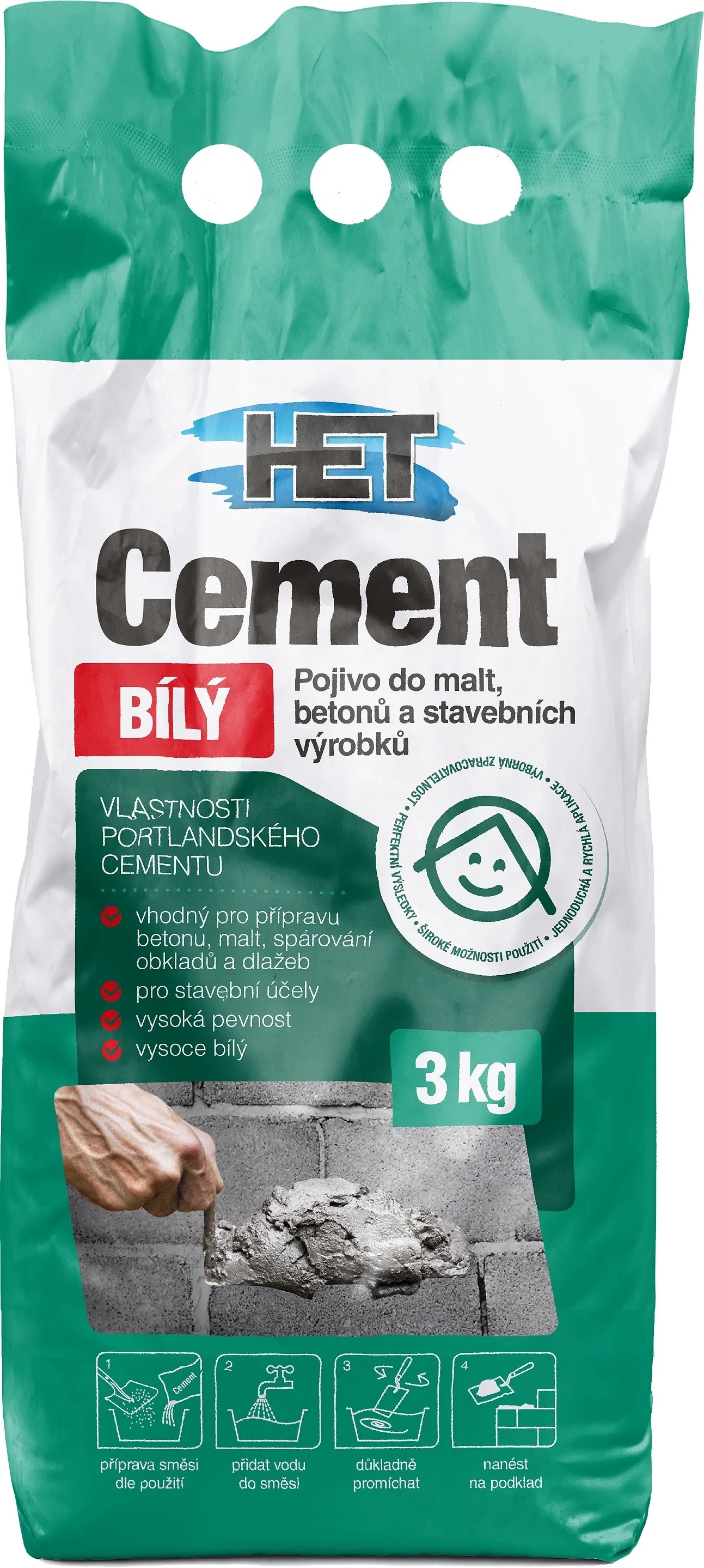 HET Cement bílý 3 kg koupit v OBI