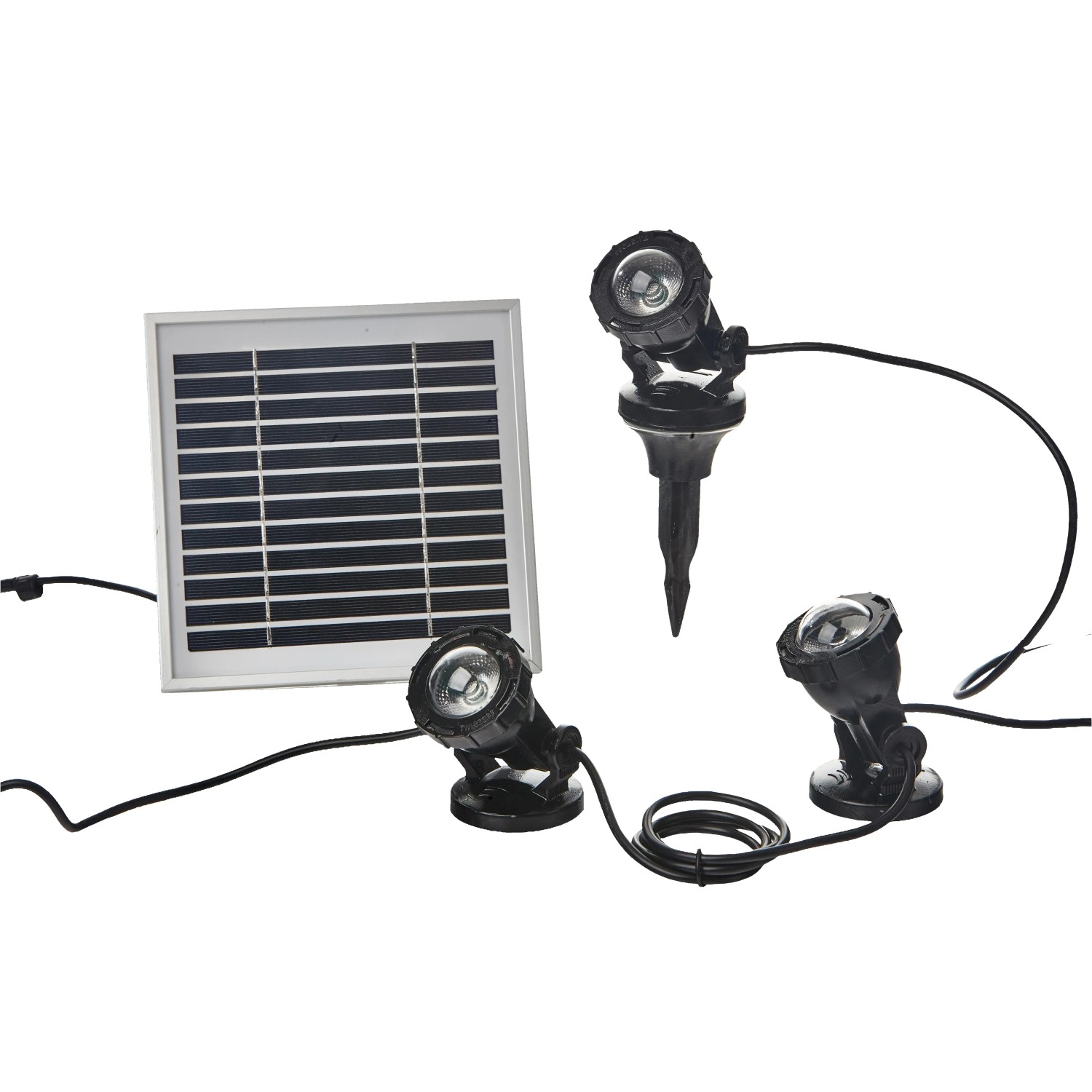 Heissner Solární RGB LED osvětlení jezírka SLU135-00, 3xLED nakoupit u OBI