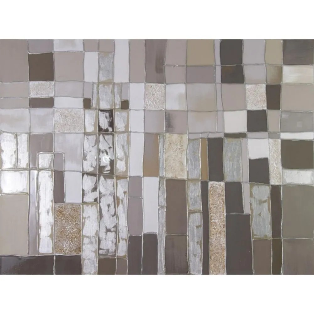 FALC Malovaný obraz mozaika béžová, 90 x 120 cm nakoupit u OBI