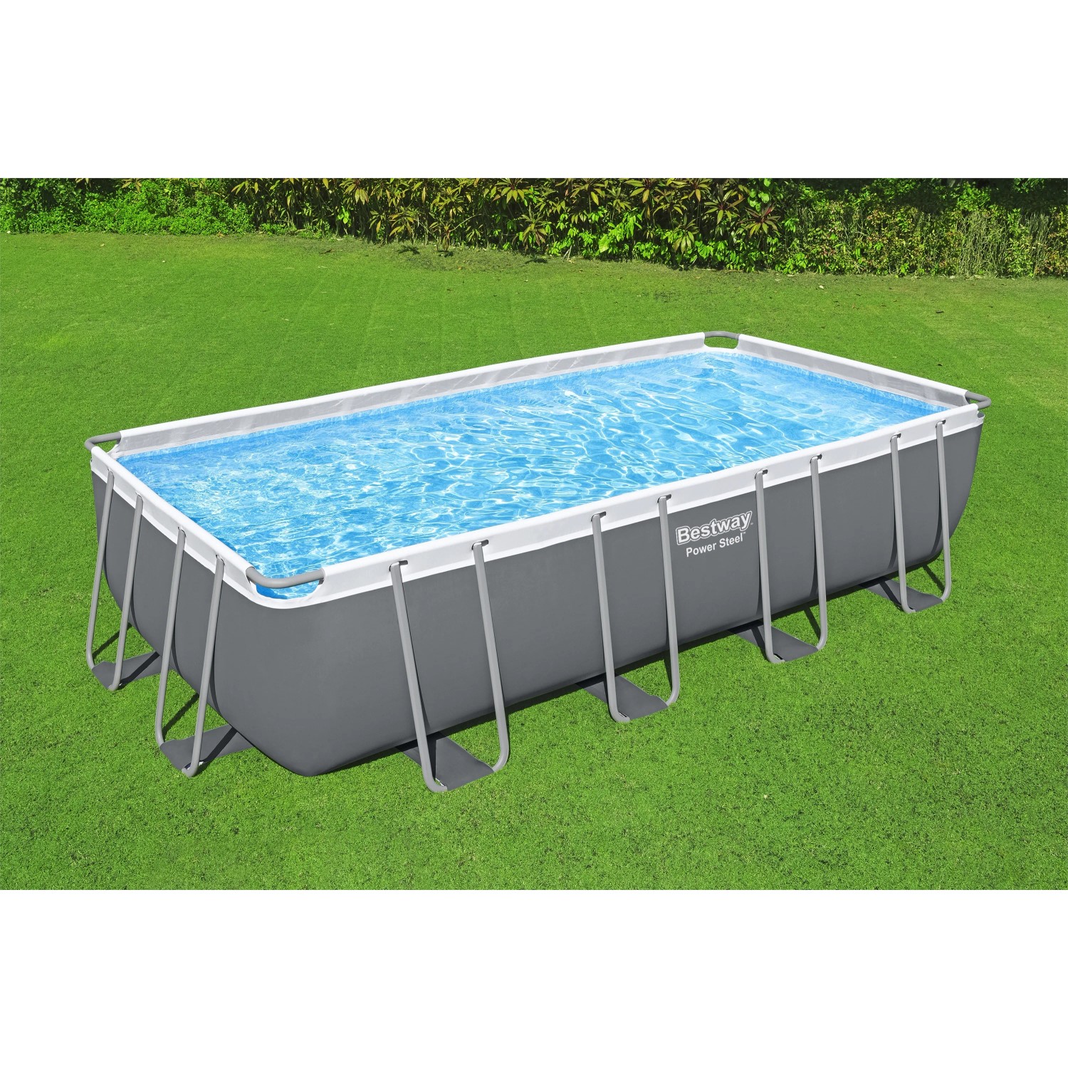 Bestway Bazén s ocelovým rámem Power Steel obdélníkový, 122 x 274 x 549 cm