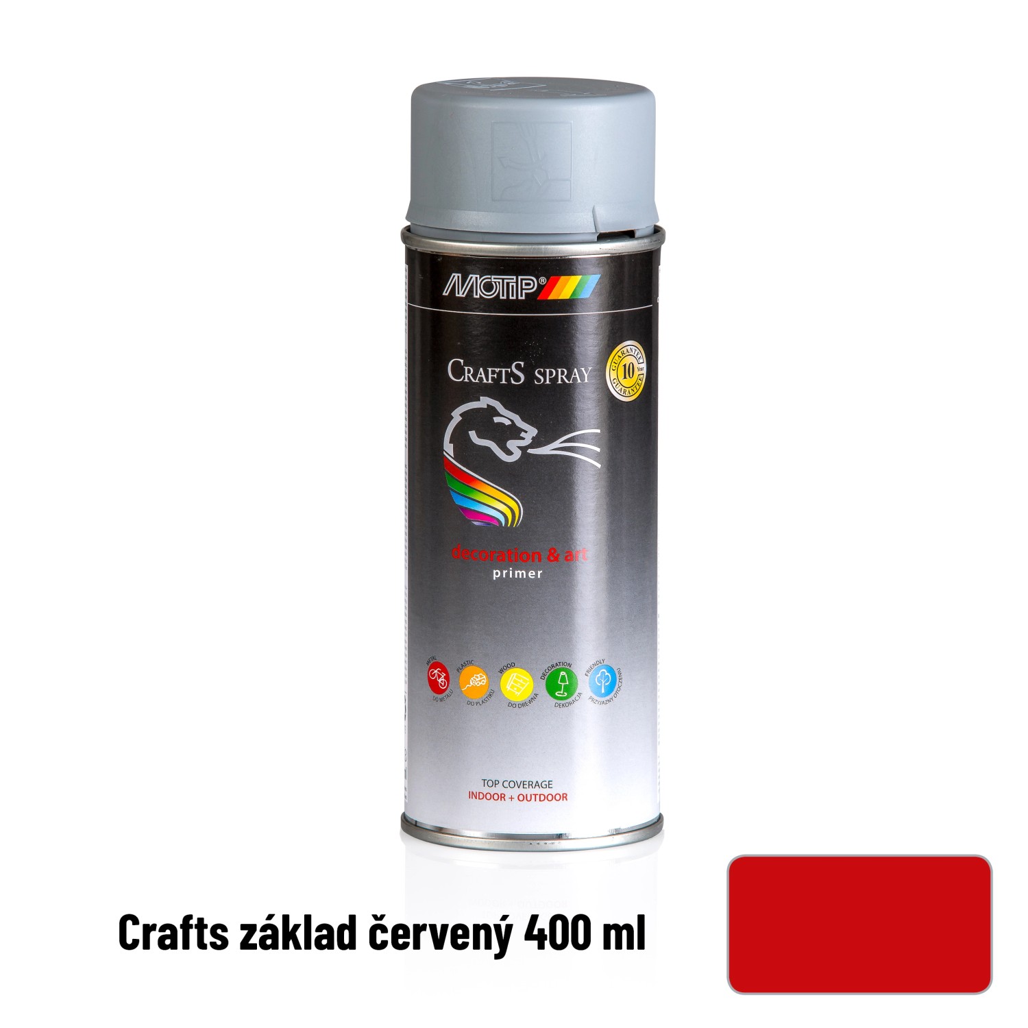 Motip Základový lak ve spreji Crafts červený 400 ml koupit v OBI