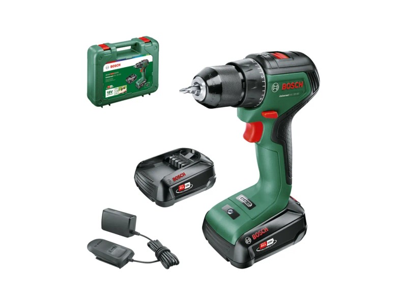 Bosch Aku šroubovák Universal Drill 18V-60, aku 1 x 2,0 Ah + AL18V-20 ...