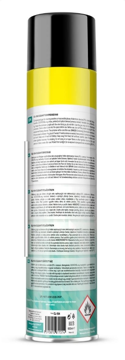 Clean IT Stlačený plyn 600 ml nakoupit u OBI