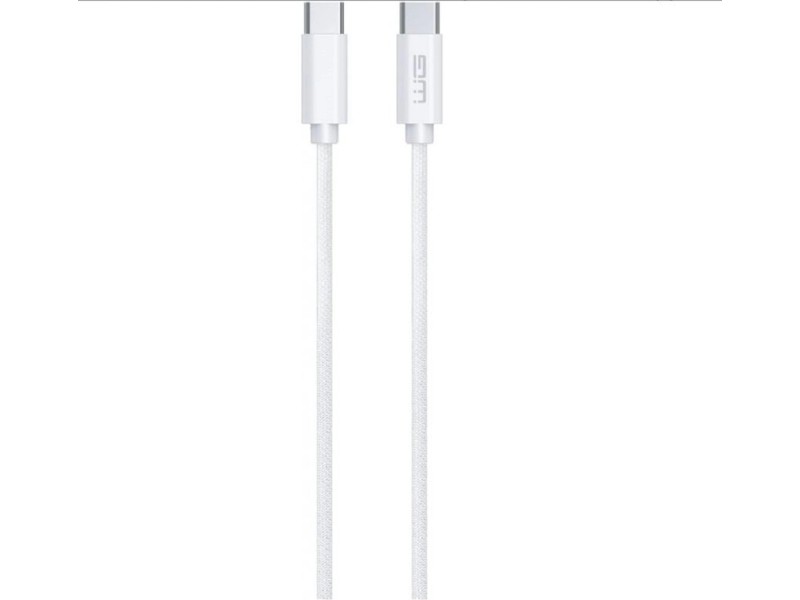 WG Datový kabel type-C/type-C, 3 A, bílý, 2 m nakoupit u OBI