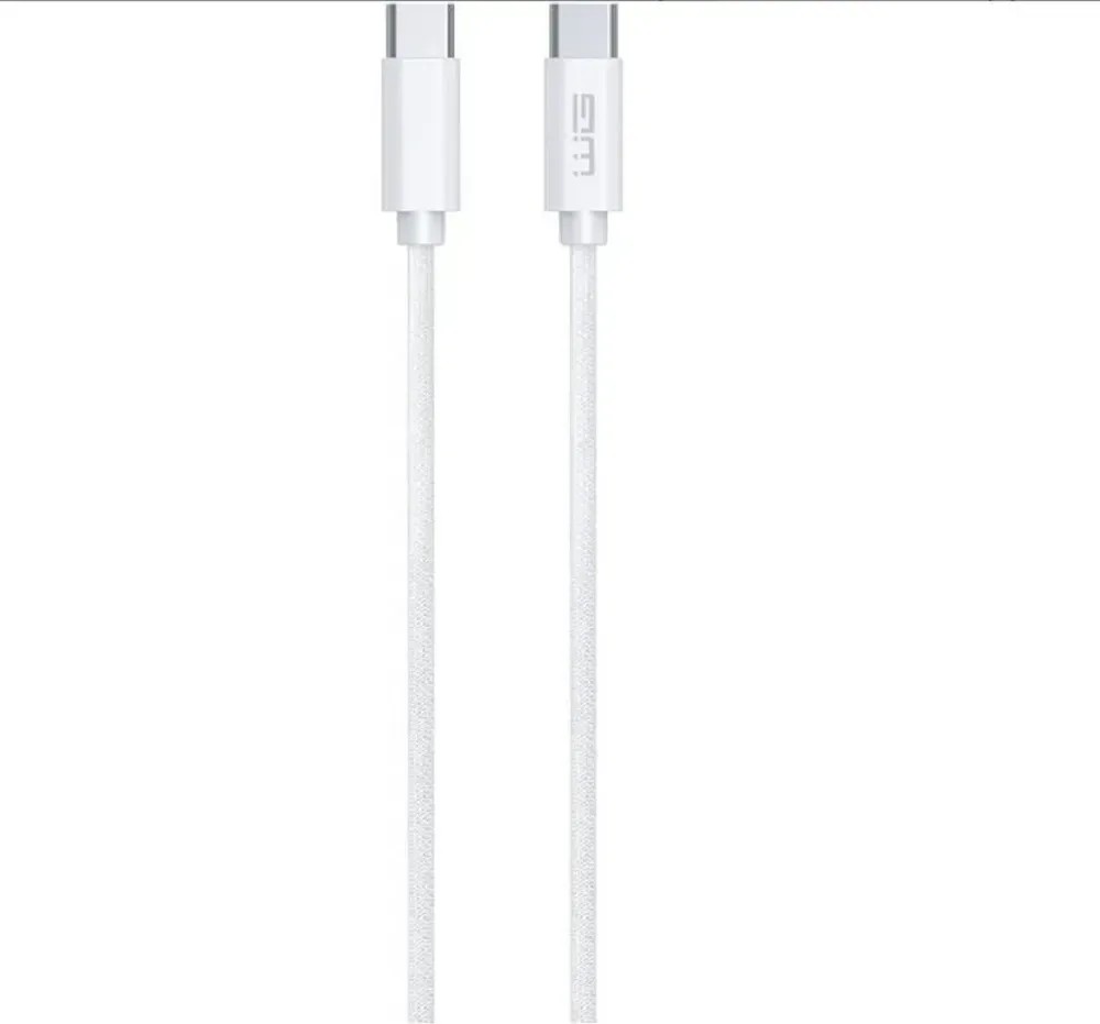WG Datový kabel type-C/type-C, 3 A, bílý, 2 m nakoupit u OBI