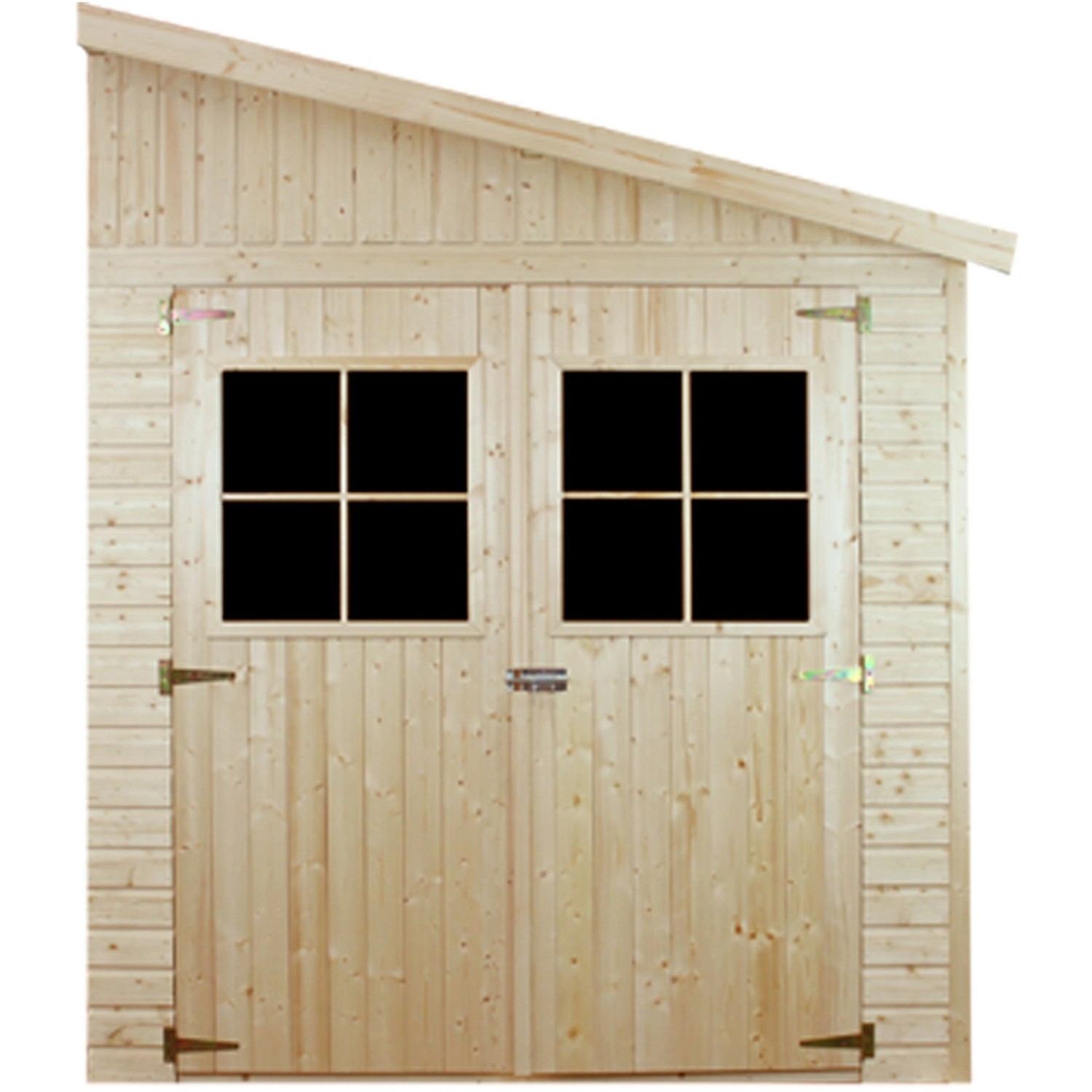 Timbela Dřevěný zahradní domek - přístavba M341A bez podlahy, 205 x 493 cm koupit v OBI