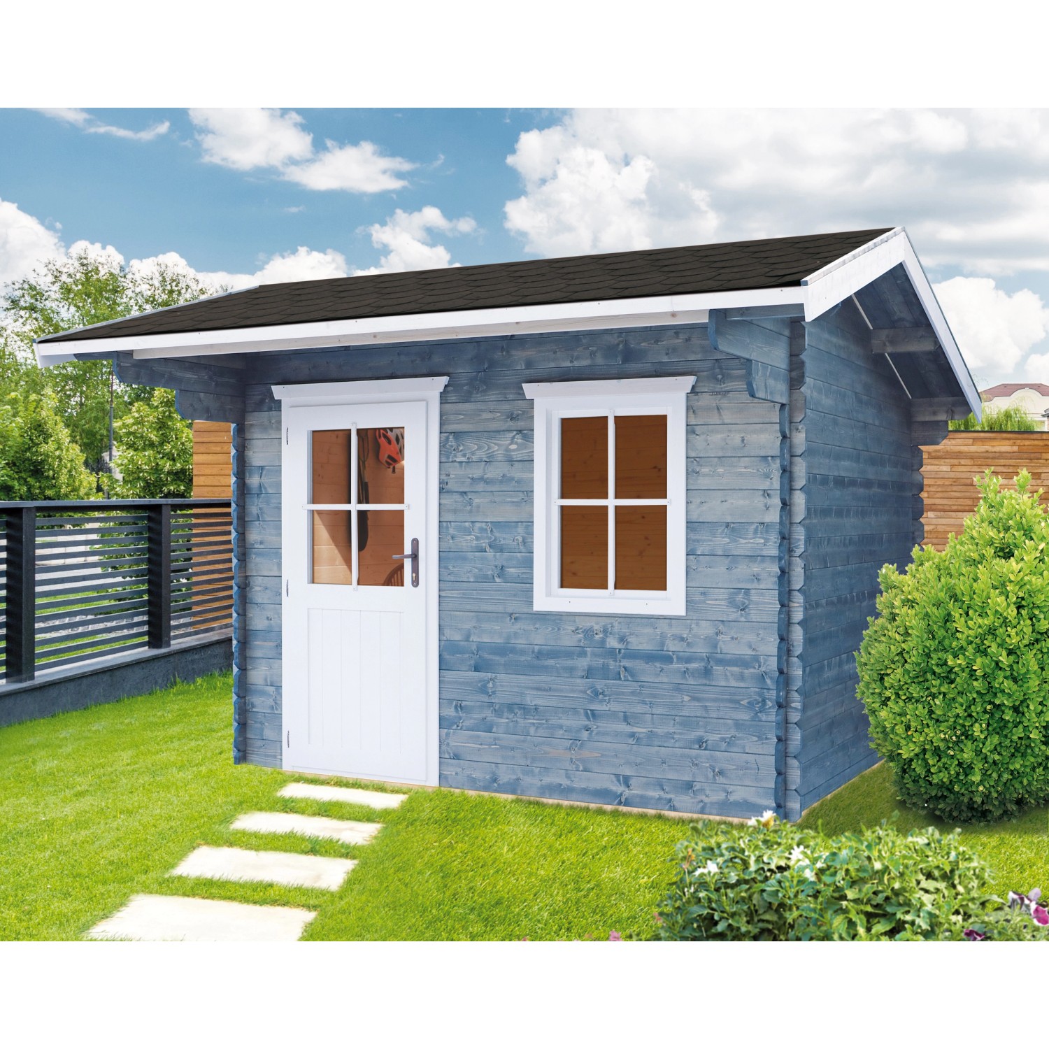 Maone Dřevěný zahradní domek Max B s podlahou, 298 x 298 cm nakoupit u OBI