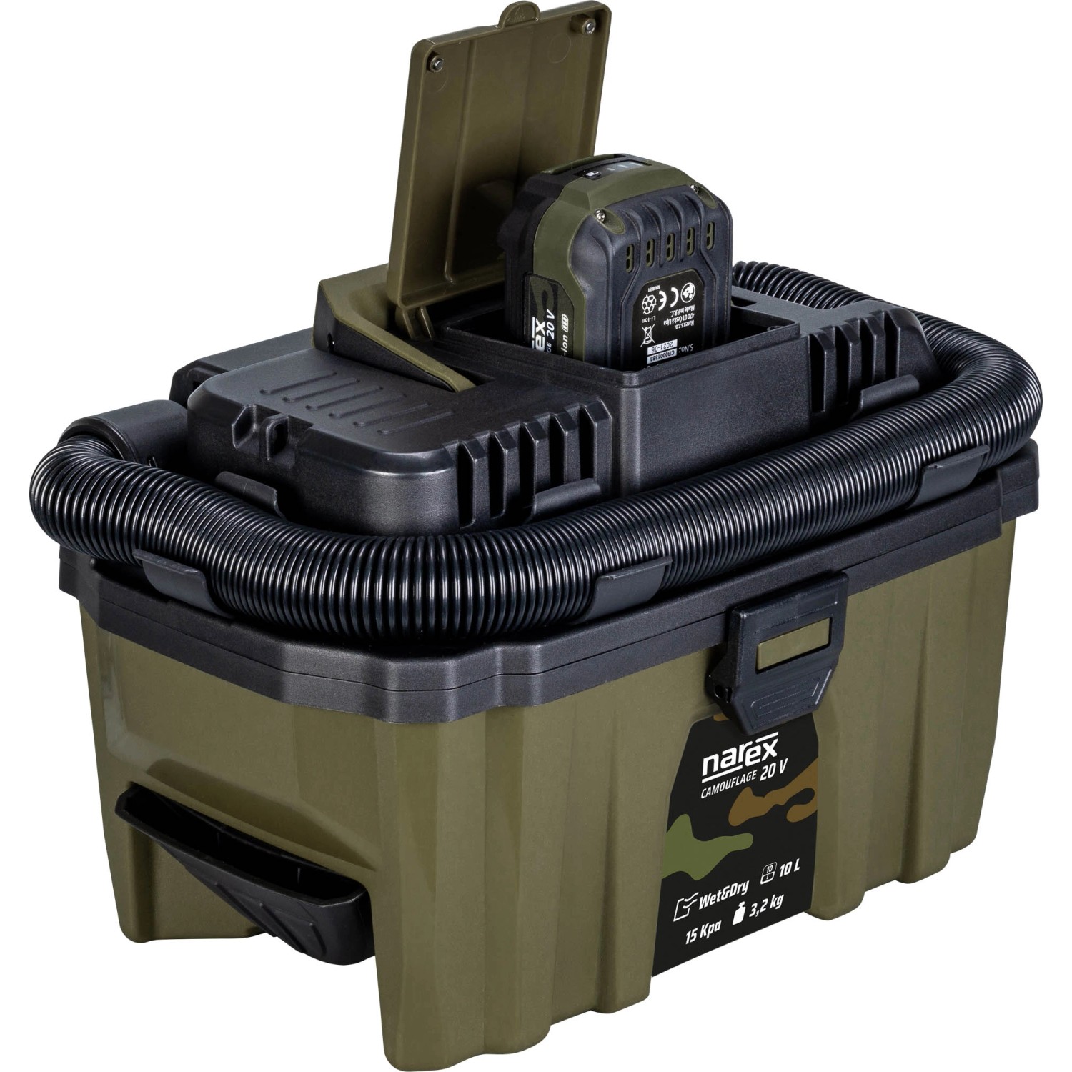 Narex Akumulátorový vysavač 2v1 Camouflage CVP 10-2 Basic Box nakoupit ...