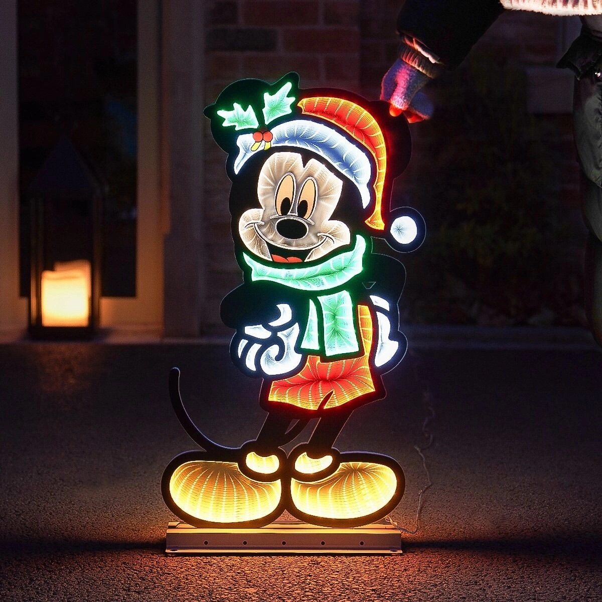 Disney Interiérová vánoční figurka Infinity Mirror Mickey Mouse, 40 cm ...