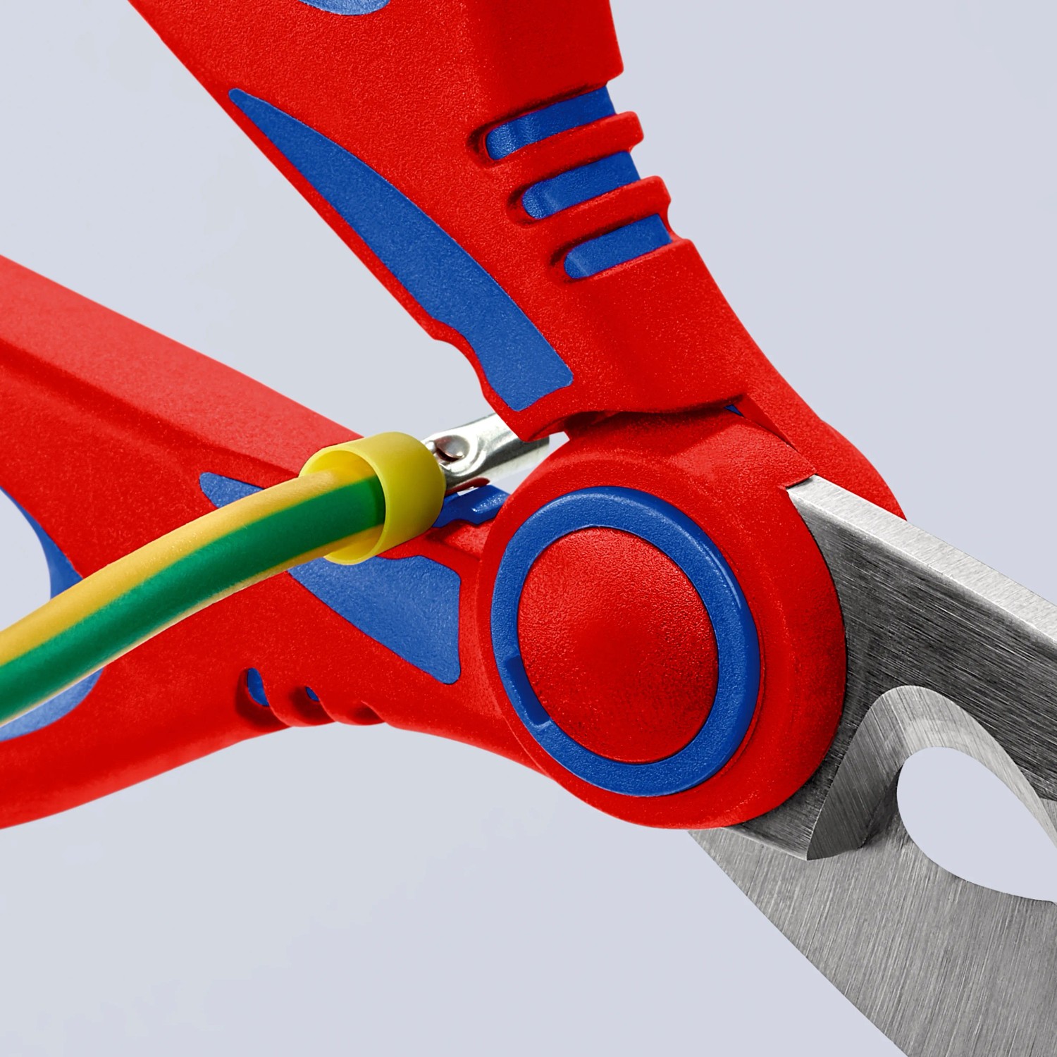 Knipex Elektrikářské nůžky, vícesložkové návleky se skelným vláknem, 160 mm