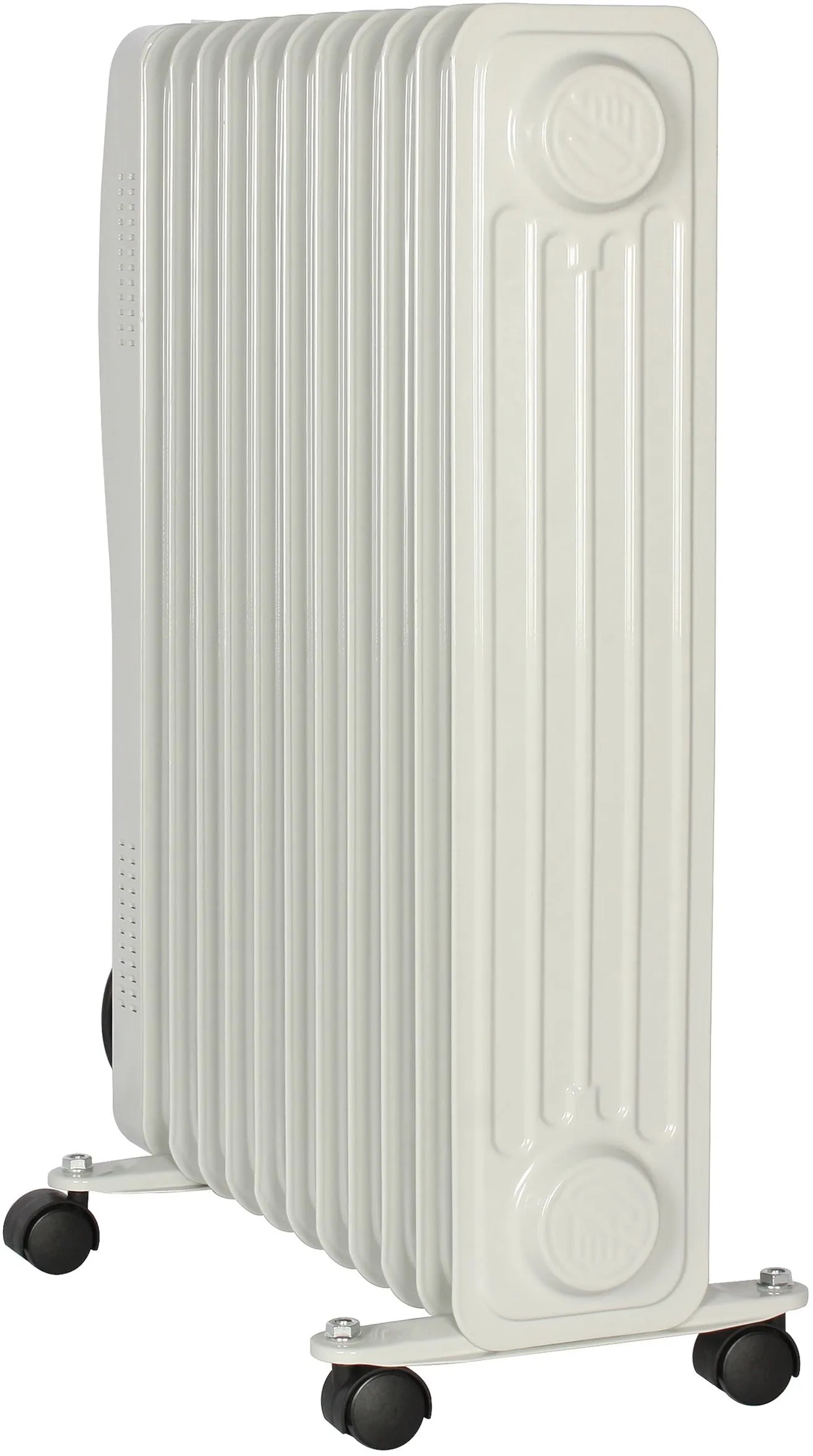 El Fuego Mobilní elektrický olejový radiátor, 11 žeber, bílá 2500 W ...