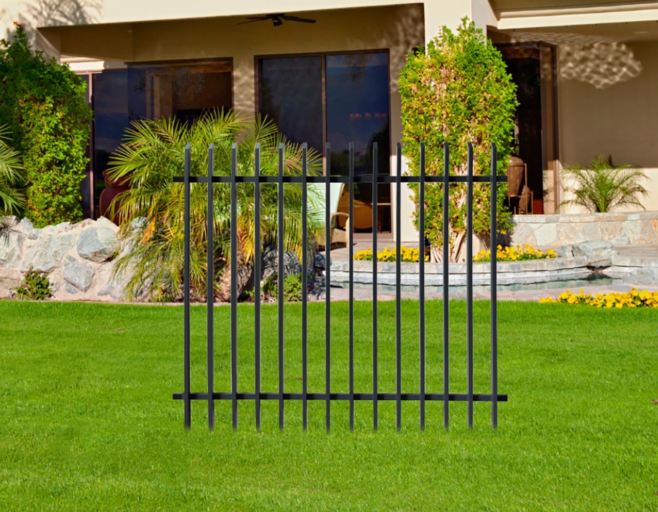 Floraworld Dekorativní hliníkový plot Porto antracit 200 x 180 cm ...