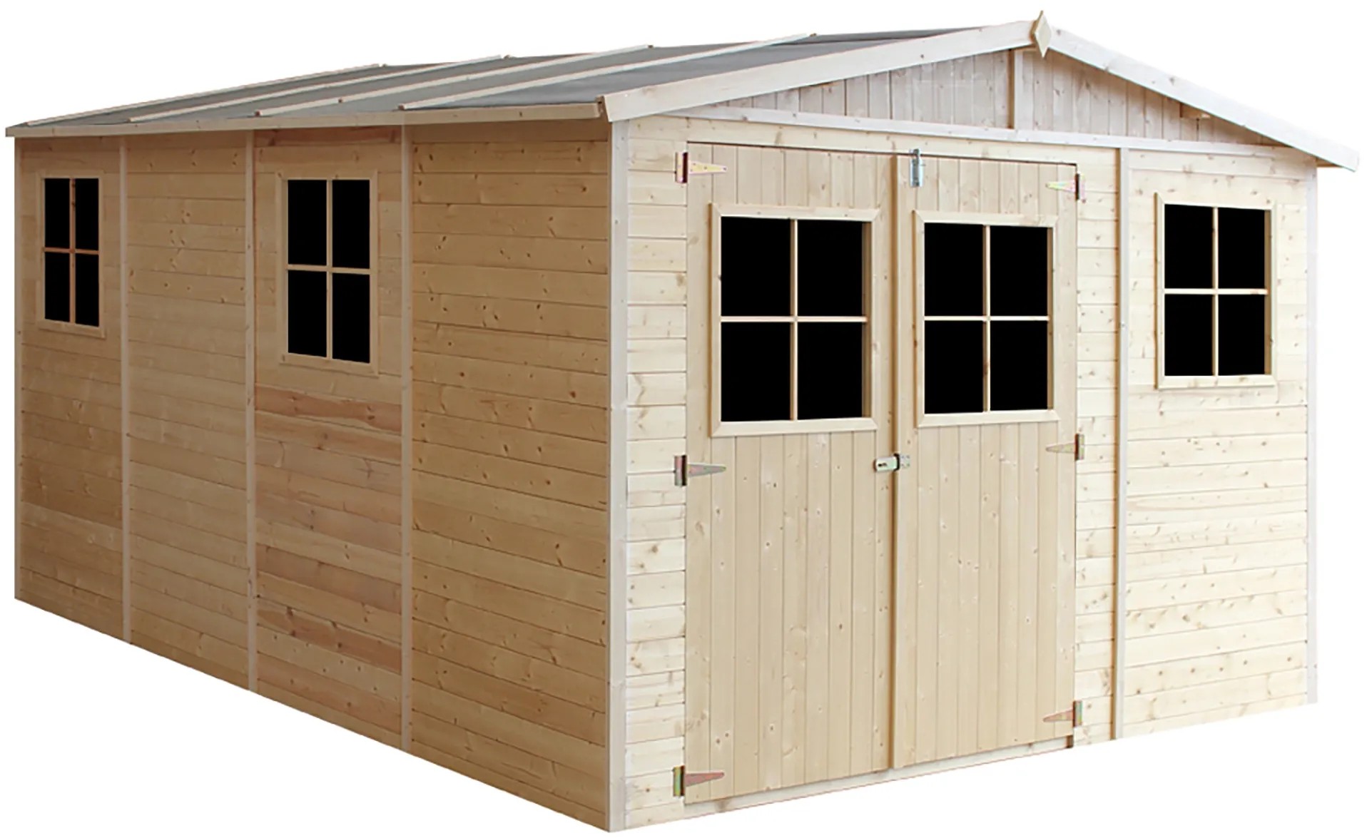Timbela Dřevěný zahradní domek M337+M337G s podlahou, 493 x 303 cm