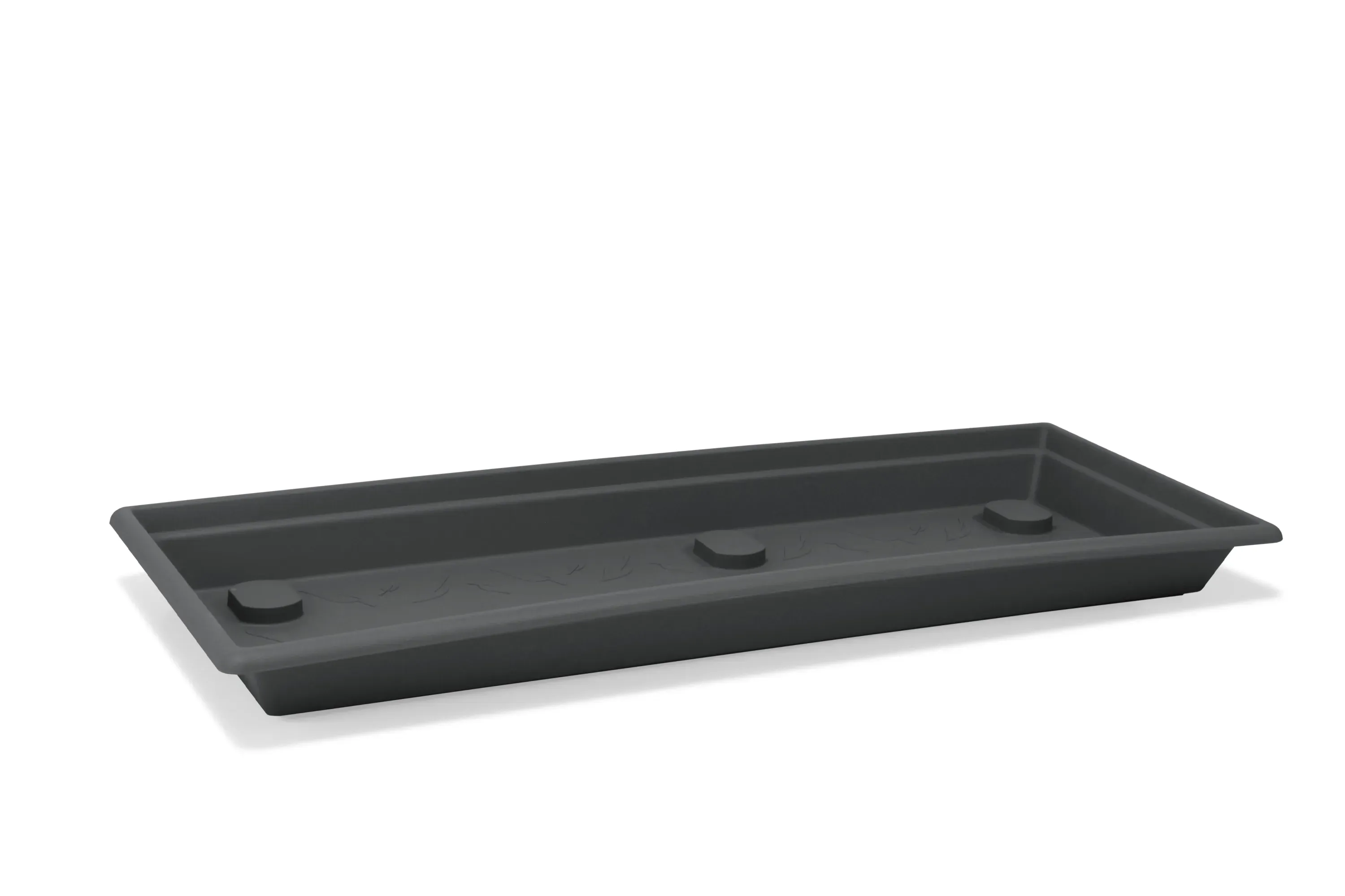 Gardenico Podmiska pod truhlík Magnus 80 antracitová, 800 x 390 x 6 mm ...