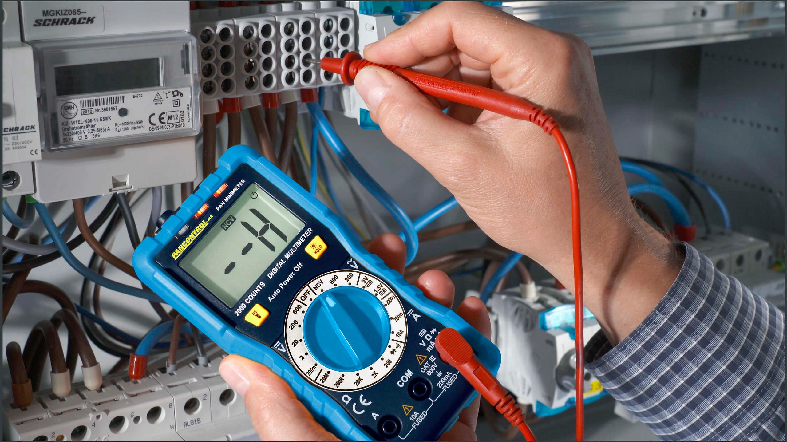 Pancontrol Kompaktní digitální multimetr PAN Minimeter CAT III 600V ...