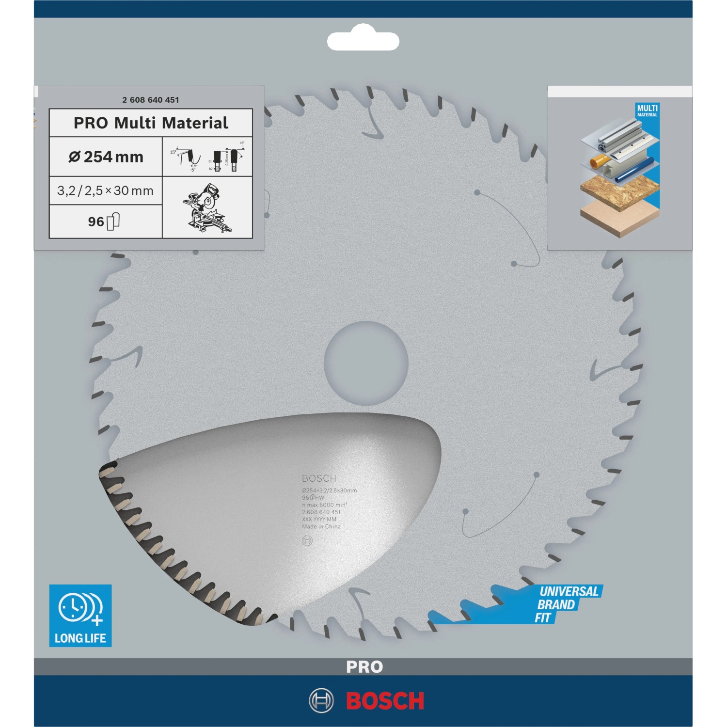 Bosch Pilový kotouč PRO Multi Material, pr. 254 x 30 mm nakoupit u OBI