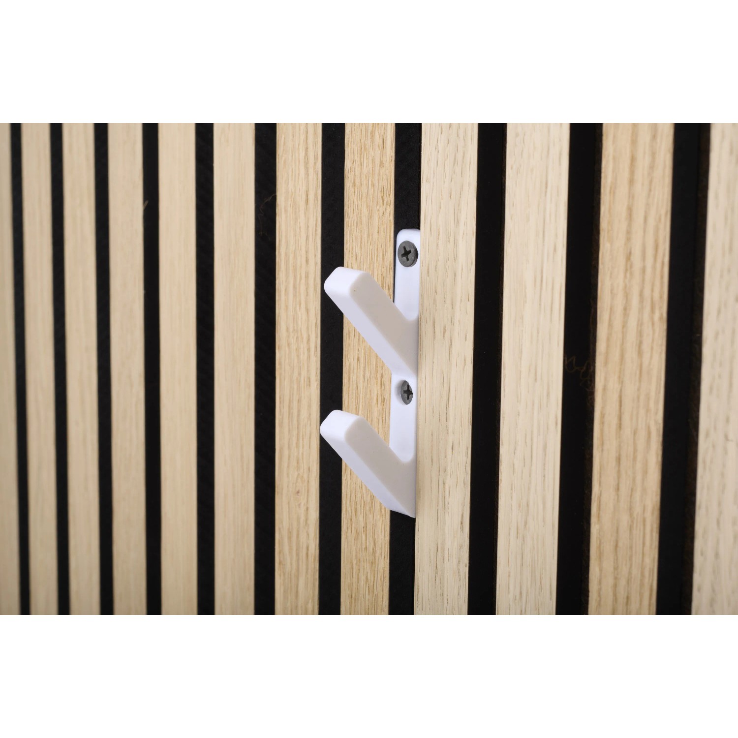 Denpanels 3D háčky pro akustické panely, bílá, 2 ks