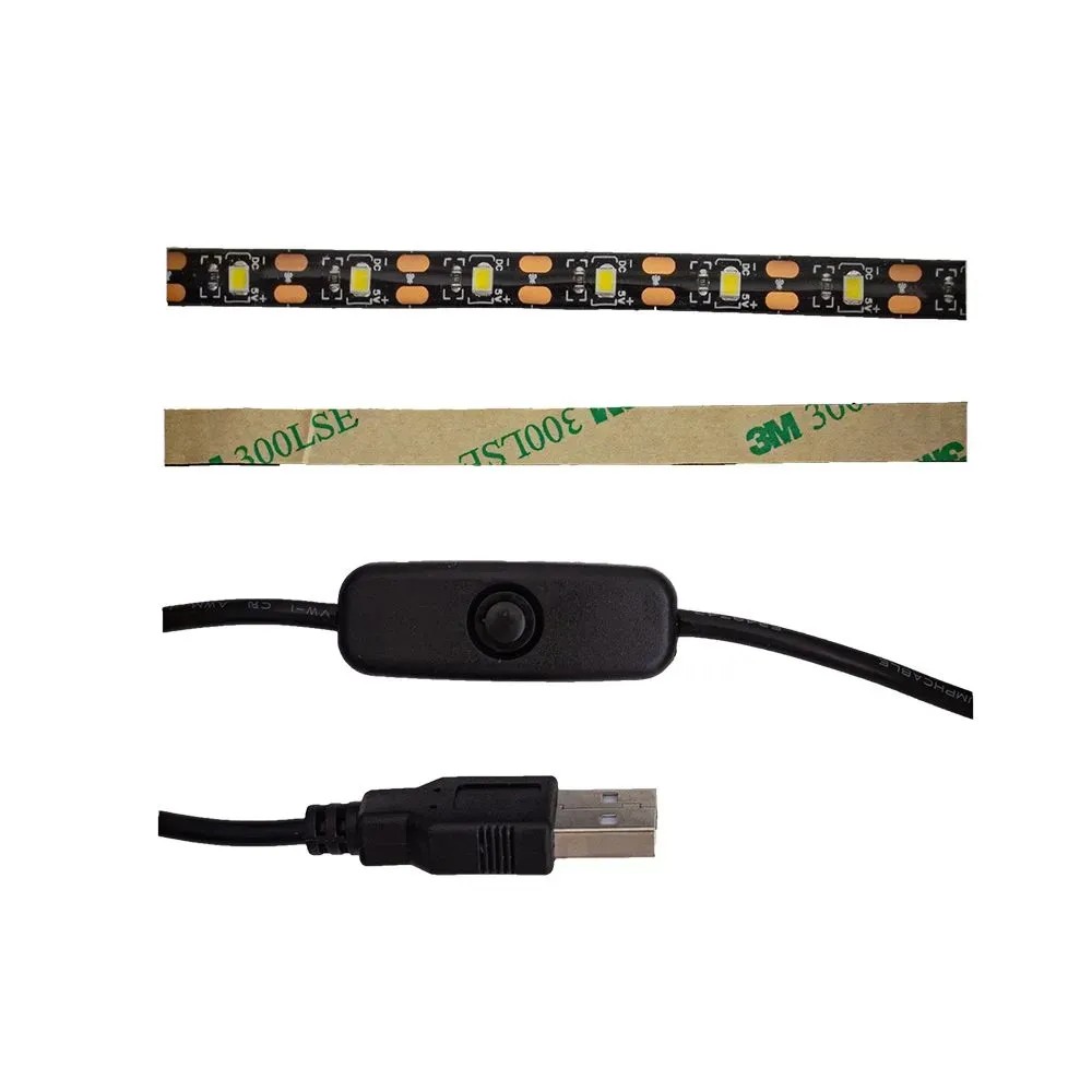 FK technics USB LED pásek TV/PC se spínačem, 4 W, 220 lm, 6000 K, 1 m ...