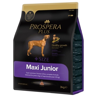Prospera Plus Granule pro psy Maxi Junior kuře s rýží, 3 kg nakoupit u OBI