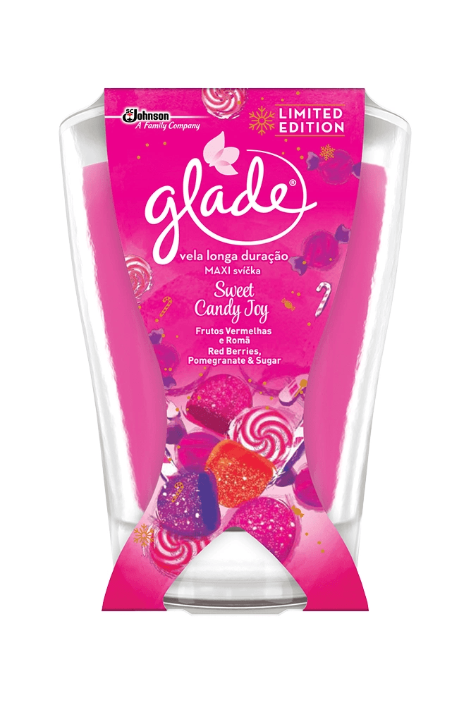 Glade Maxi Svíčka Sweet Candy Joy 224 g nakoupit u OBI