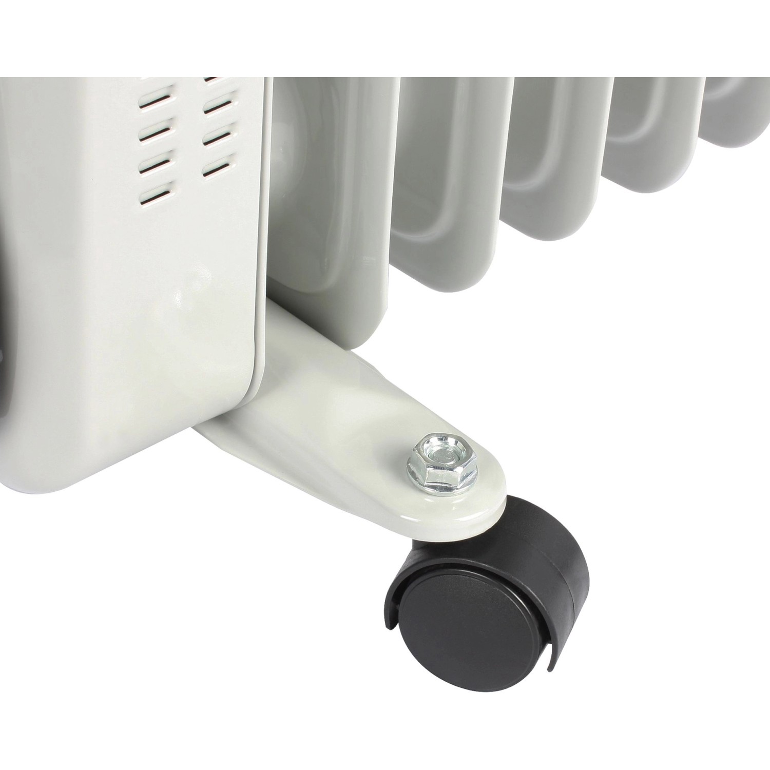 El Fuego Mobilní elektrický olejový radiátor, 11 žeber, bílá 2500 W ...