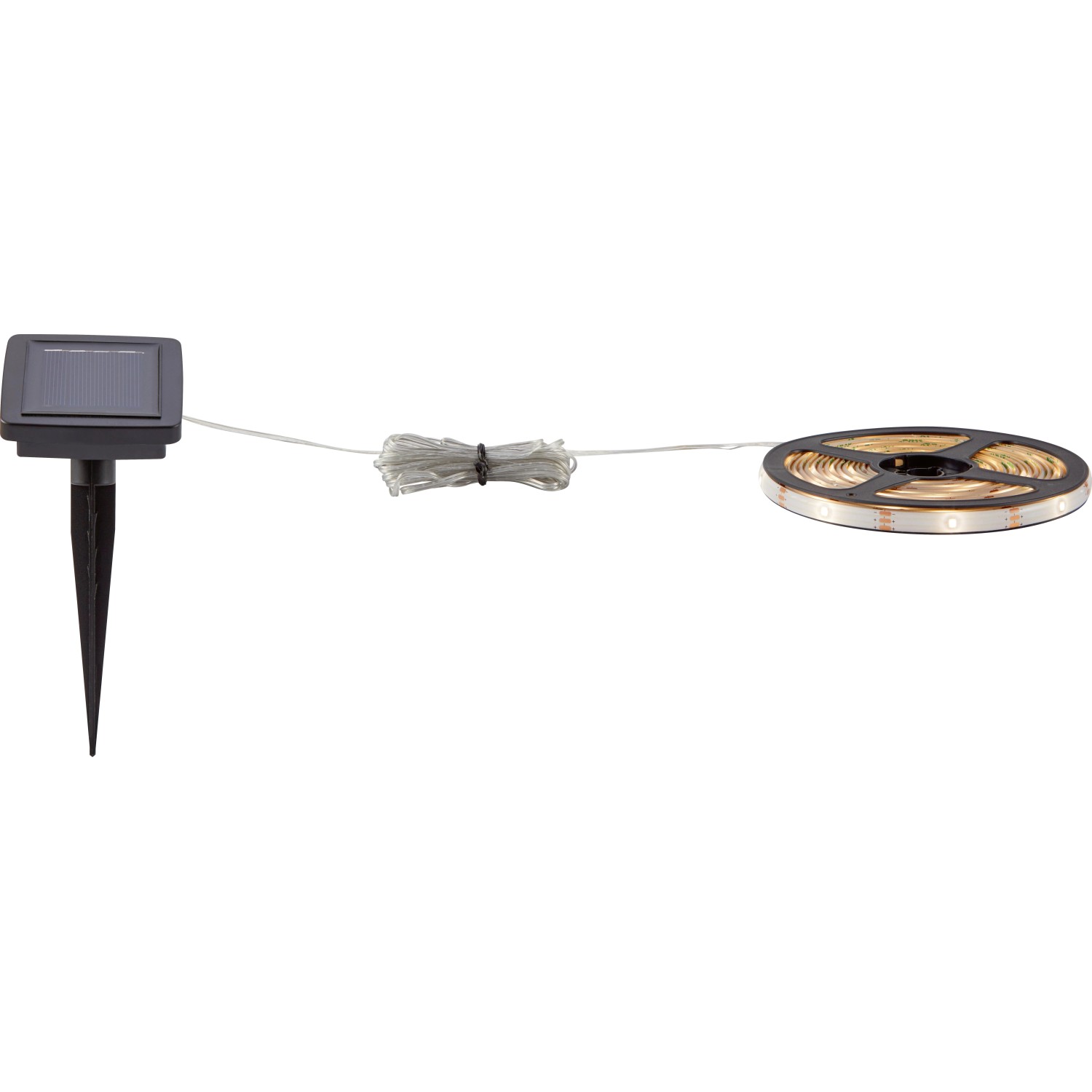 Solární LED pásek, IP44, 100 diod, teplá bílá, 8 m nakoupit u OBI