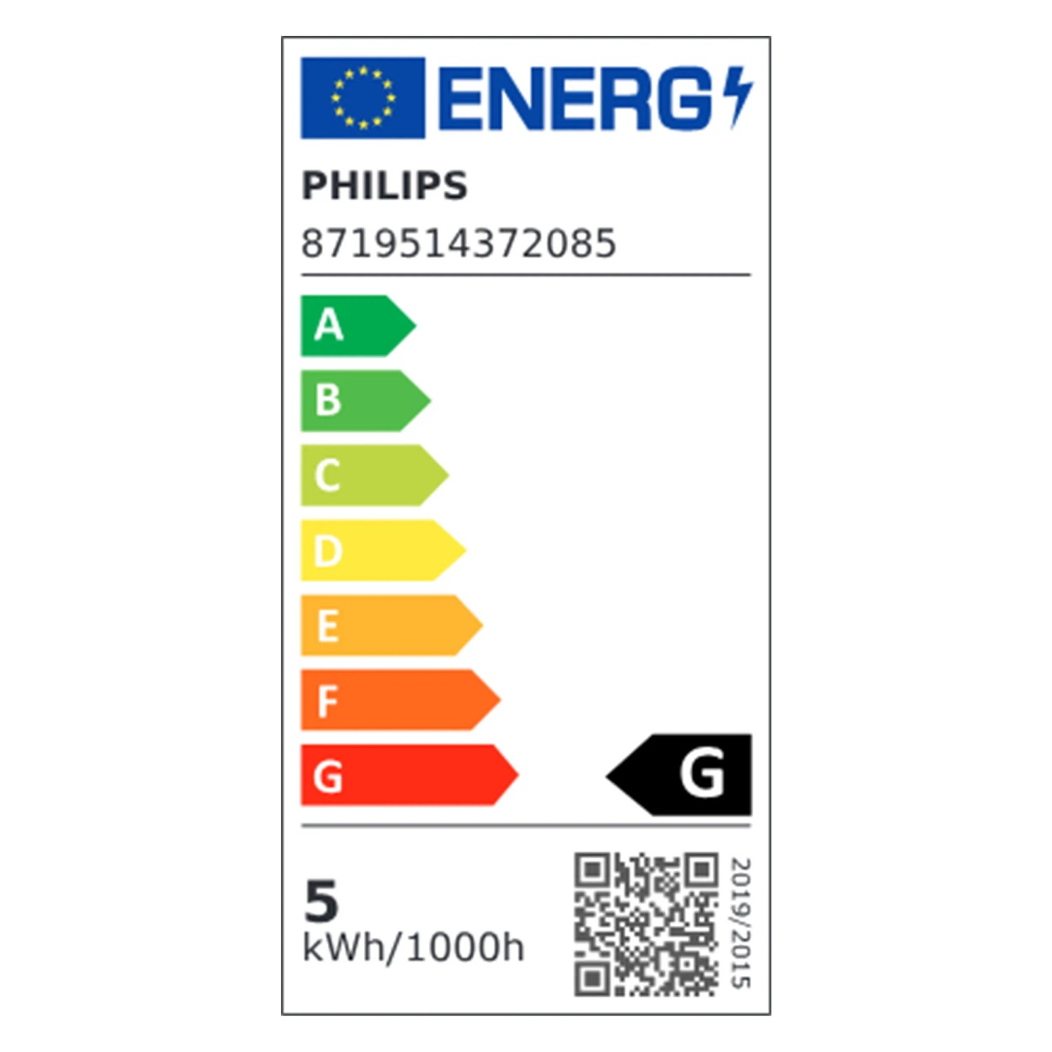 Philips Smart LED žárovka Filament E14 C35, 4,9W, 370lm, 2000-5000K ...