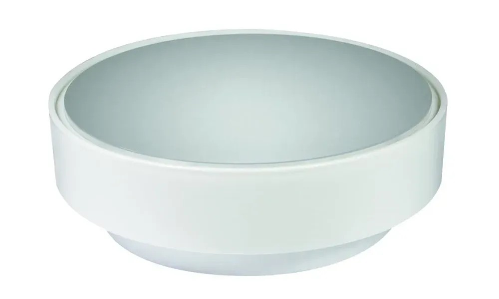 Pawbol Venkovní stropní svítidlo Dione, E27, bílé, pr. 248 x 88 mm