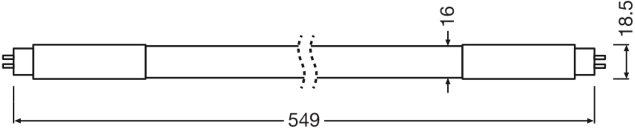 OSRAM LED zářivka T5 HF HE14, G5, 7 W, 1000 lm, 4000 K, pr. 18,5 x 549 mm nakoupit u OBI