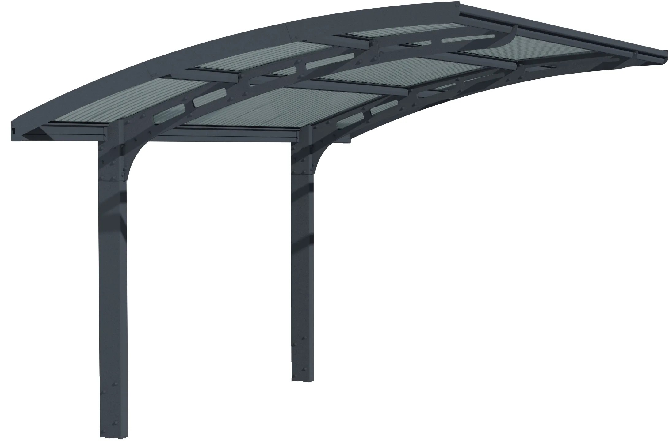 Tepro Přístřešek na auto Arizona 5000 antracit 273,4 x 300,2 x 494,7 cm ...