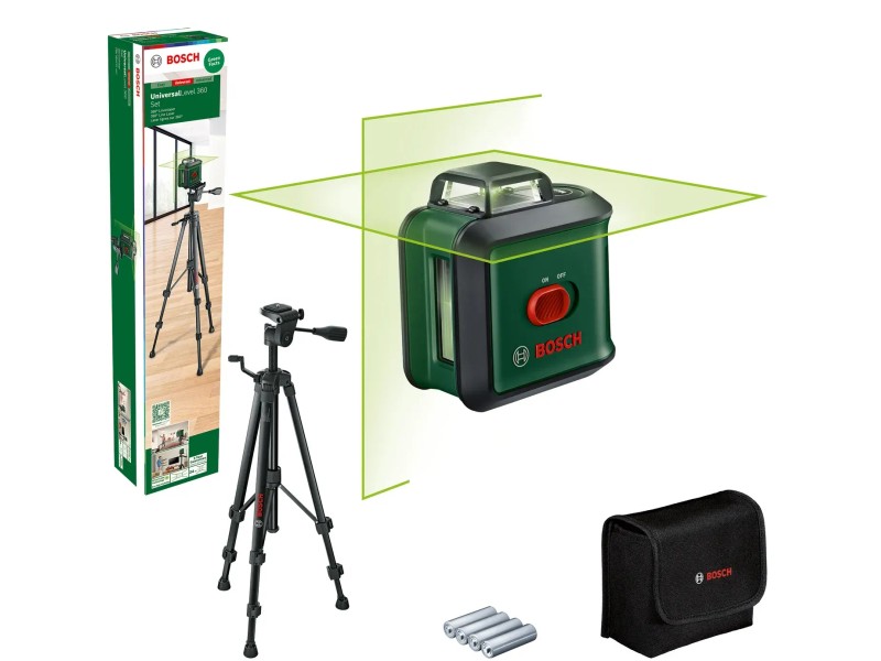 Bosch Křížový laser UniversalLevel 360 Sada - měkká úložná taška ...
