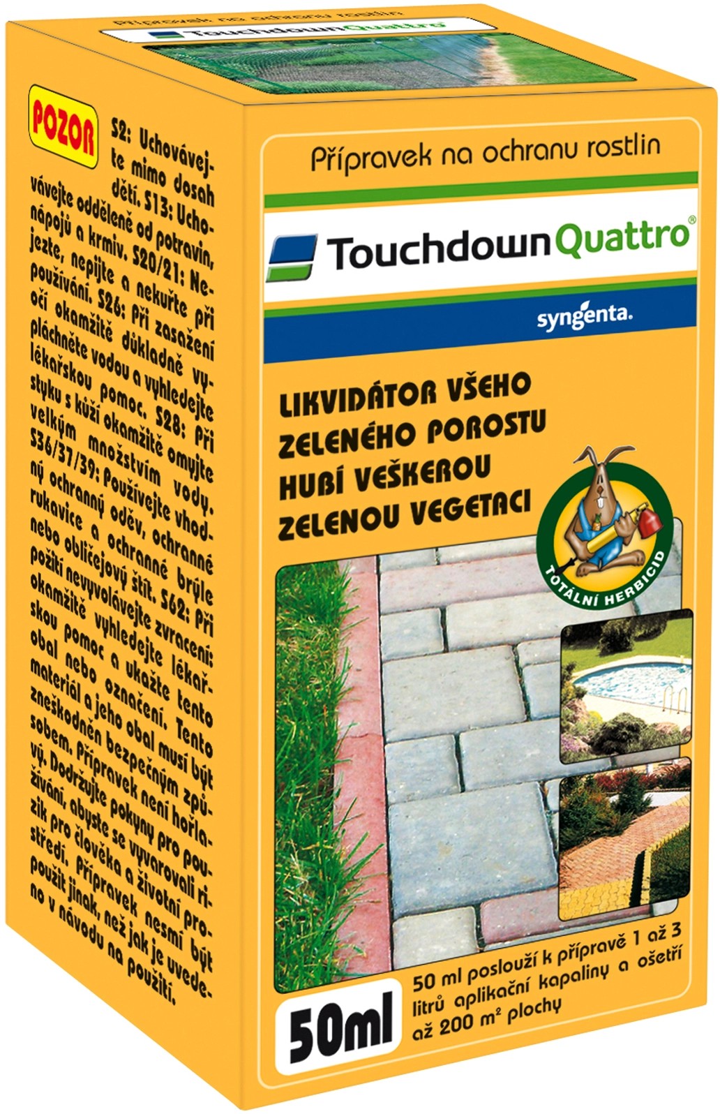 Syngenta Touchdown Quattro Herbicid 50 ml nakoupit u OBI