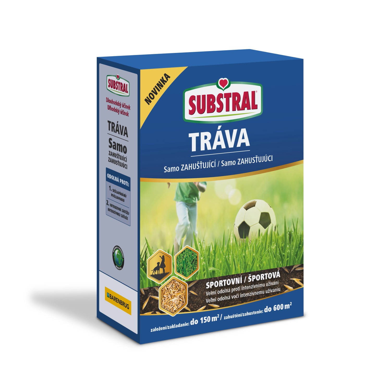 Substral Travní směs samozahušťující - sportovní 3 kg nakoupit u OBI