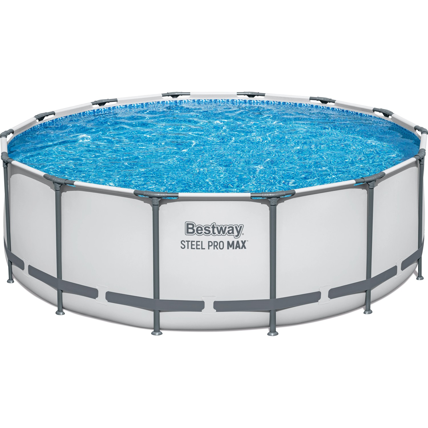 Bestway Bazén Steel Pro Max Frame Set (GS) s čerp., sv.šedá, pr. 427 x ...