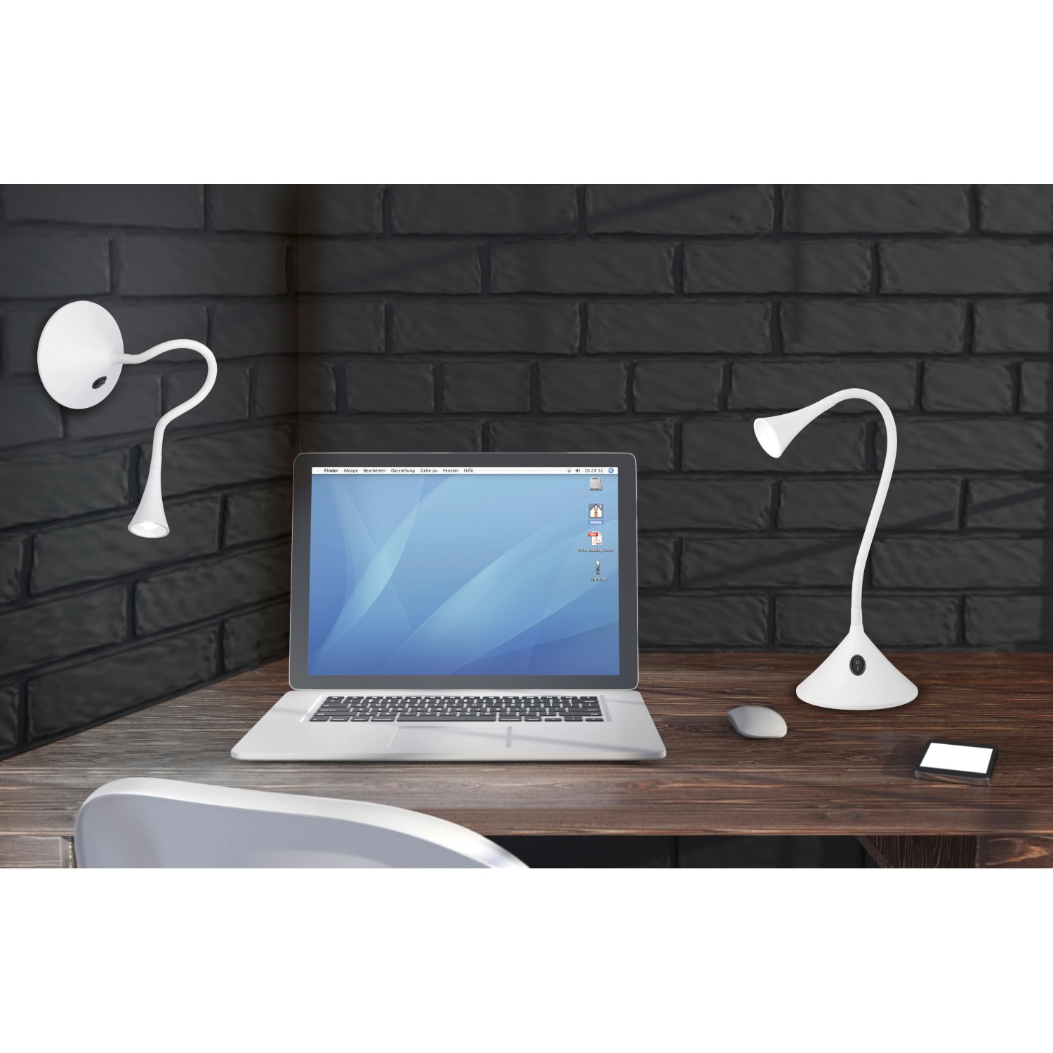 LED stolní lampa Viper bílá koupit v OBI