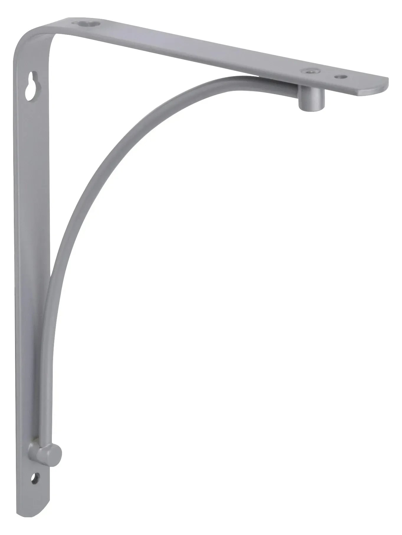 Konzole Danni stříbrná, zátěž 25 kg, 180 x 230 mm