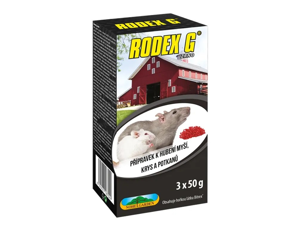 Nohel Garden Rodex G zrno rodenticid 3 x 50 g nakoupit u OBI