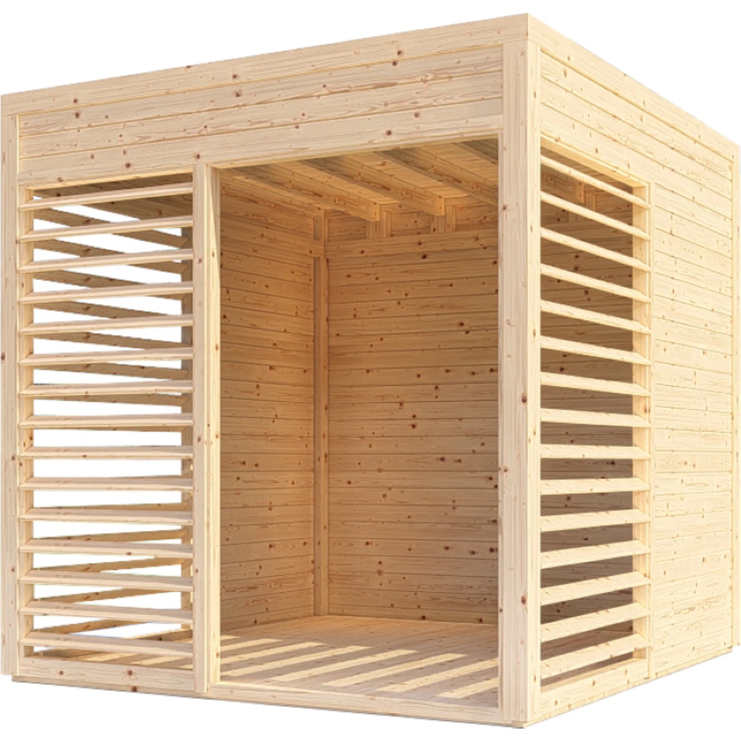 Bertilo Zahradní pavilon Lounge Modern 1, přírodní, 234 x 226 cm ...