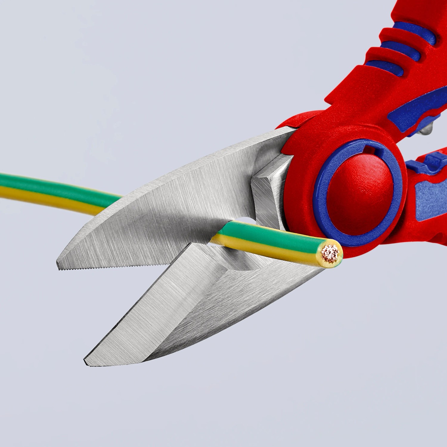Knipex Elektrikářské nůžky, vícesložkové návleky se skelným vláknem, 160 mm