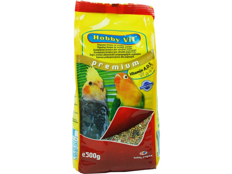 Hobby Vit Kompletní krmivo pro střední papoušky 500 g koupit v OBI