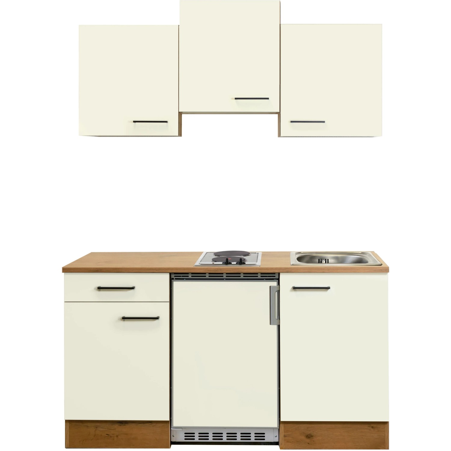Flex-Well Kuchyně Vintea 150 cm/typ 1 - lednice/varná deska