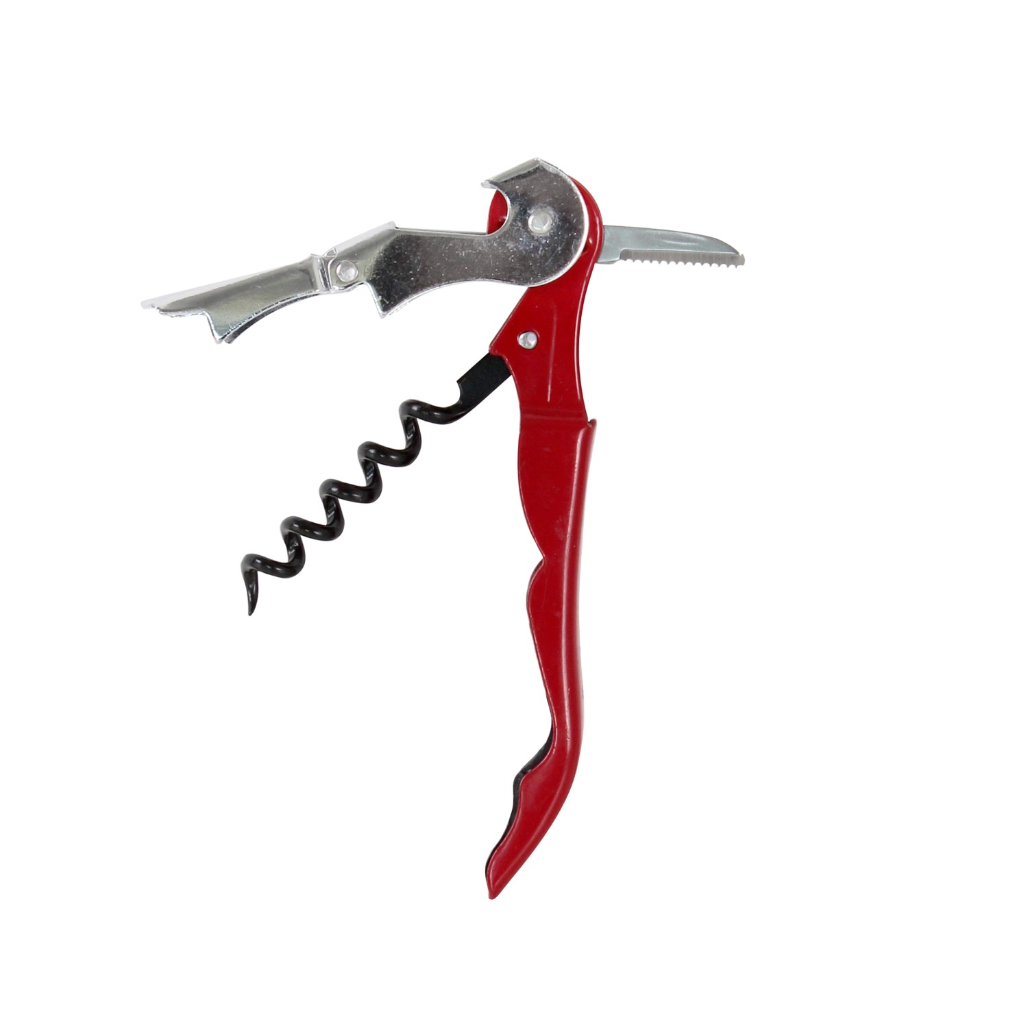 Toro Kovová číšnická vývrtka, červená, 11 x 2,2 x 1,2 cm nakoupit u OBI